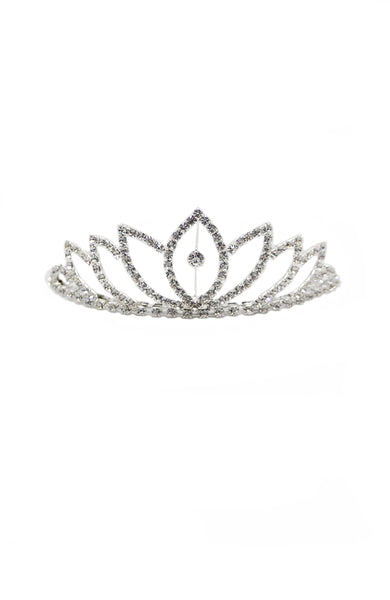 Peaked Tear Drop Rhinestone Tiara – Dancewear Online